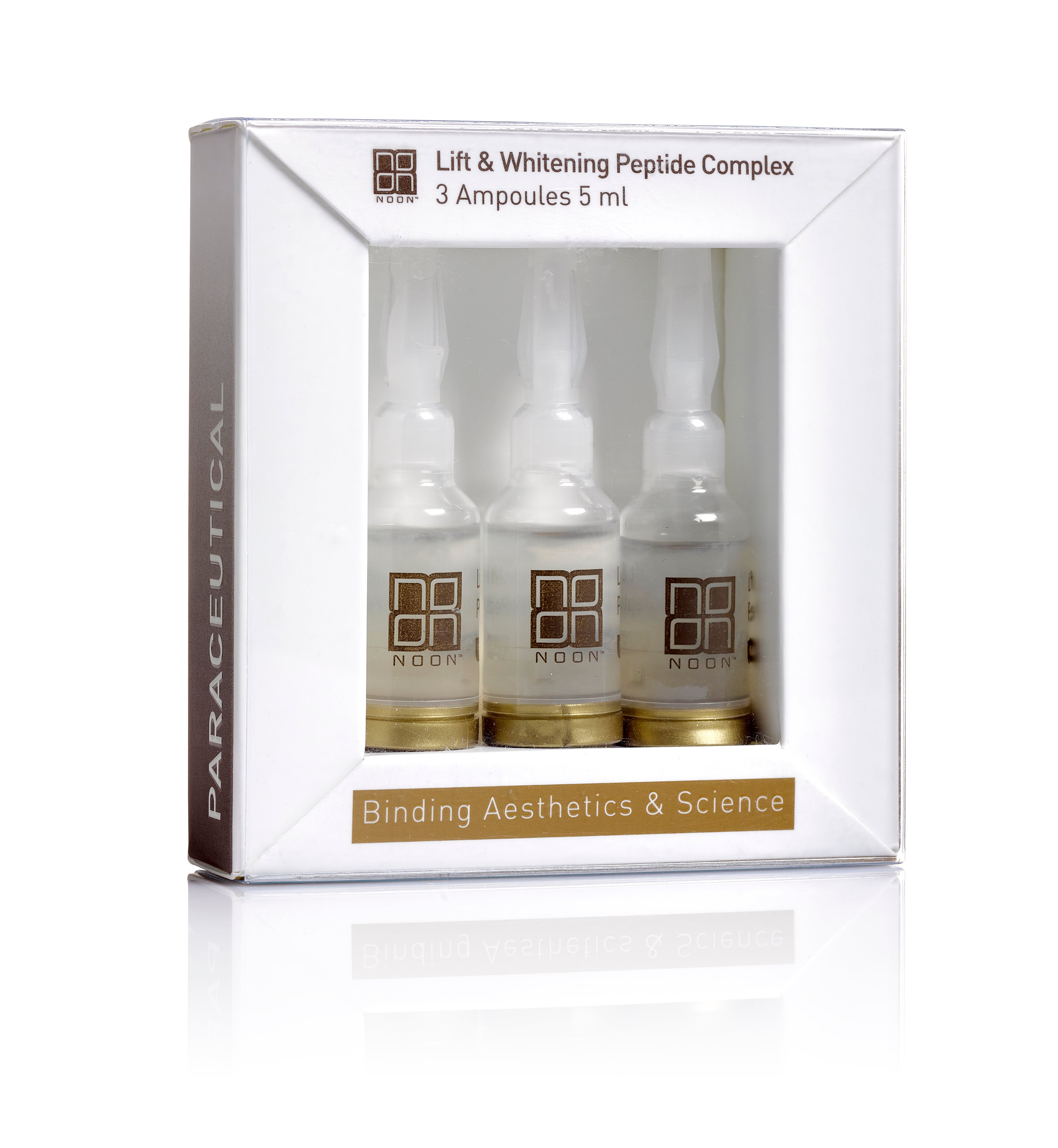 NOON LIFT & WHITENING PEPTIDE COMPLEX - ampulės, 3x5 ml – GROŽIO ALCHEMIJA